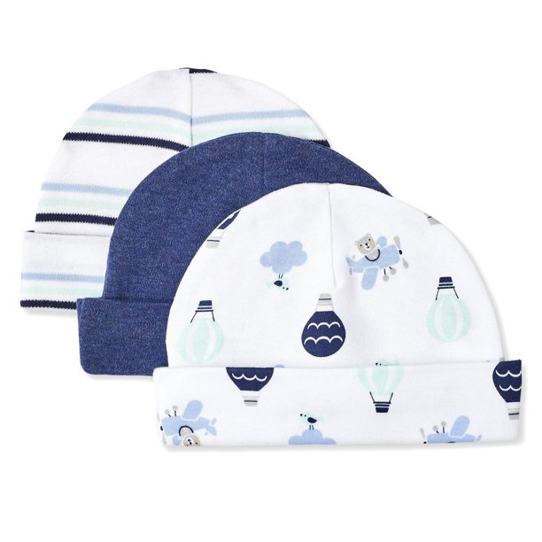 George Baby Boys' 3-Pack Caps - Walmart.ca