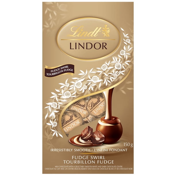 Truffes LINDOR tourbillon de fudge Lindt Sachet 150g - Walmart.ca