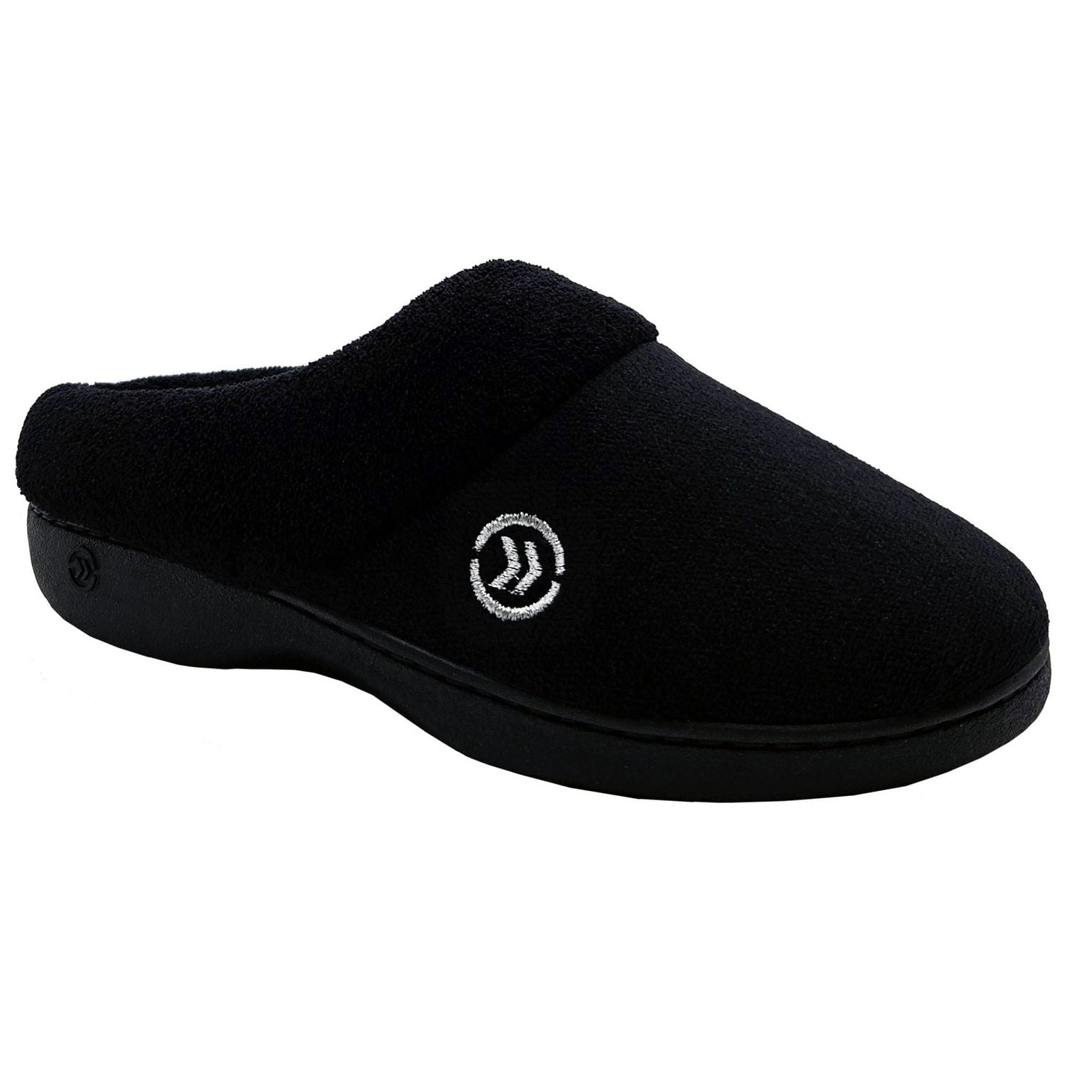 Click here for Isotoner Womens Della Microterry Hoodie Slippers M prices