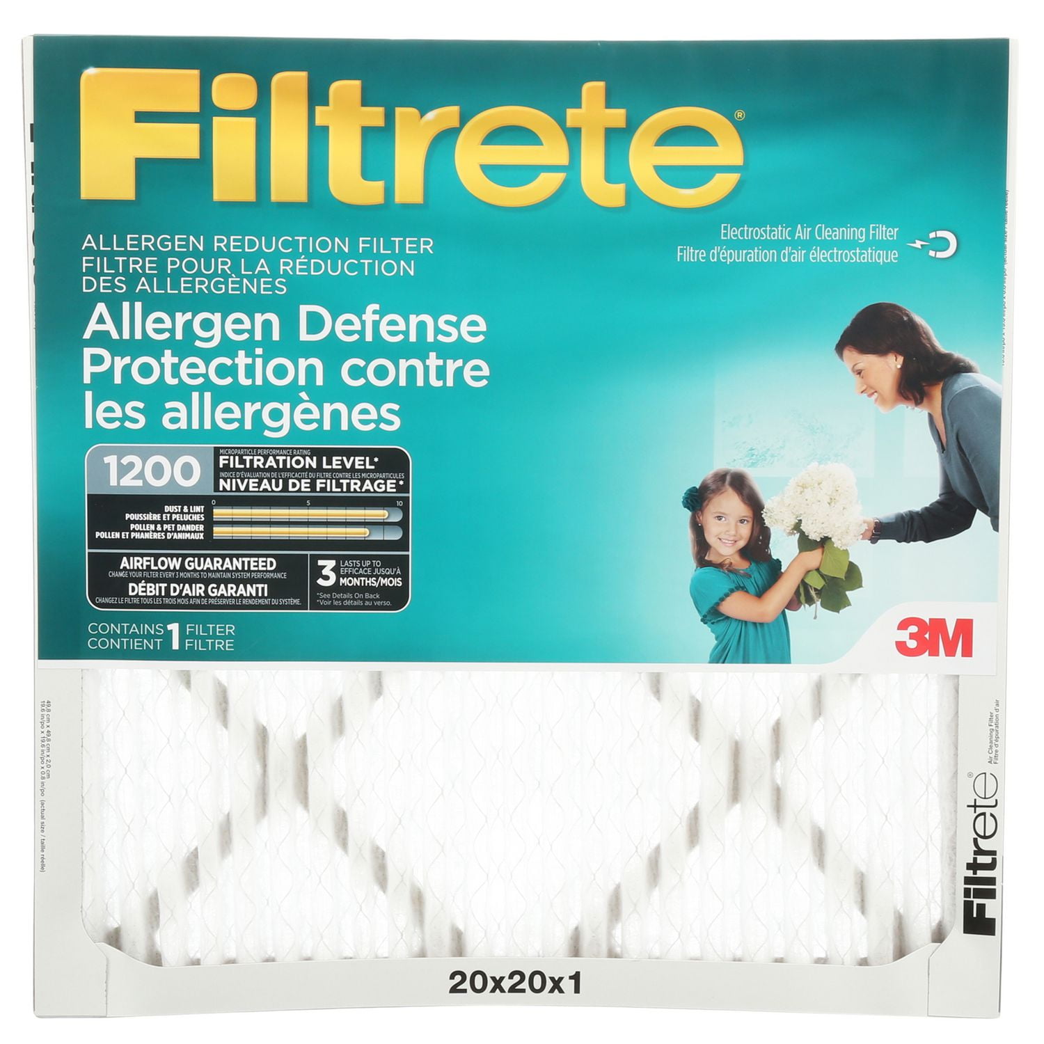 Filtrete Allergen Defense Reduction Filter | Walmart Canada