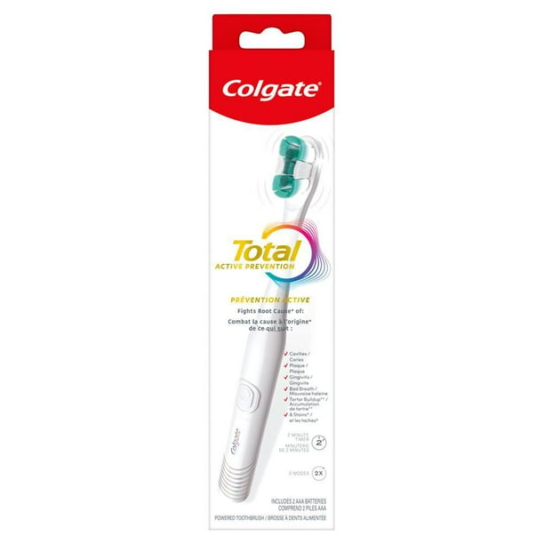 Colgate Total Active Prevention Whitening Toothbrush, Soft Toothbrush ...