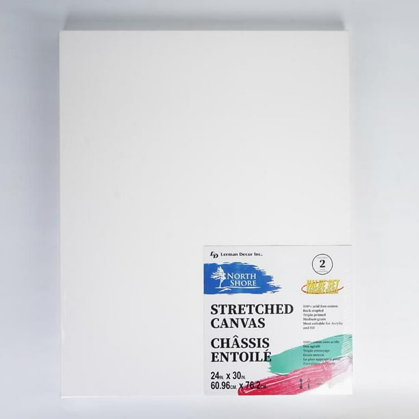North Shore stretched canvas, 24x30 2 pack stretched canvas - Walmart.ca