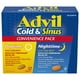 Advil Cold & Sinus Daytime/Nighttime Convenience Pack with Fever Relief ...