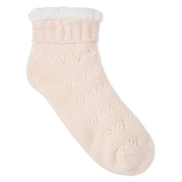 George Women's Ankle Knit Slipper Socks - Walmart.ca