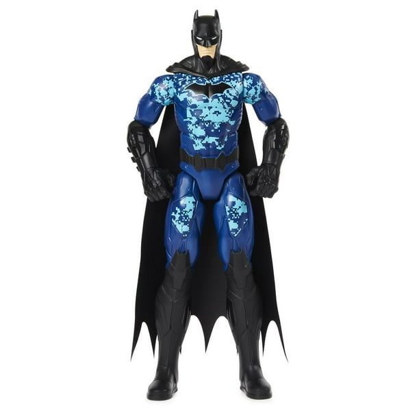 Batman 12-inch Bat-Tech Tactical Action Figure (Blue Suit), for Kids ...