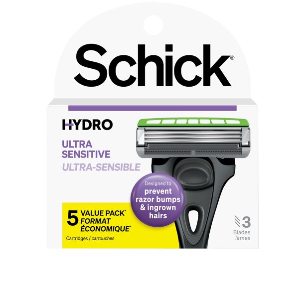 Schick Hydro Ultra Sensitive Refill, 5 Razor Refills - Walmart.ca