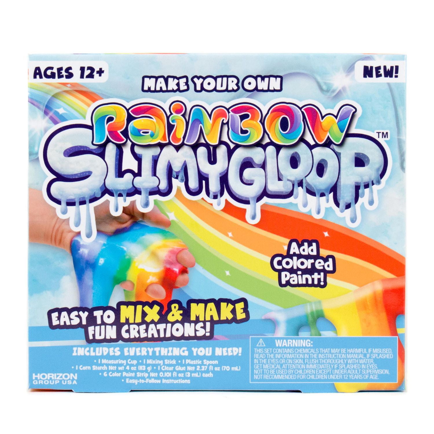 Slimygloop by Horizon Group Usa Make Your Own Rainbow Slime | Walmart ...