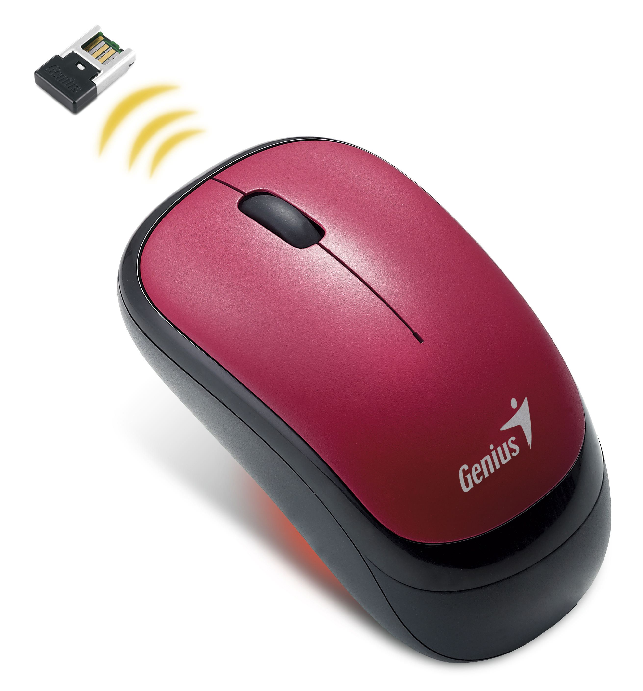 Genius Traveler 6000 Wireless Optical Mouse (Red) | Walmart Canada