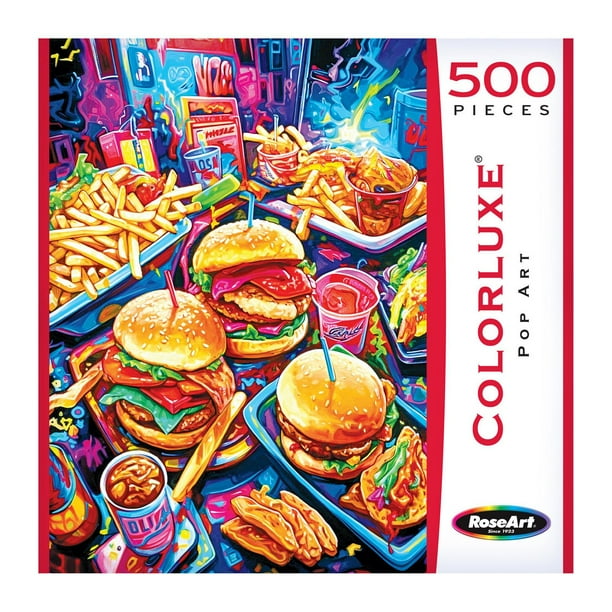 Colorluxe 500 piece Jigsaw Puzzle - Snack Attack - Walmart.ca