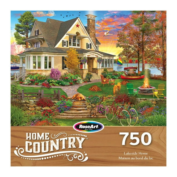 HOMECOUNTRY 750 Piece Puzzle - Lakeside Home - Walmart.ca