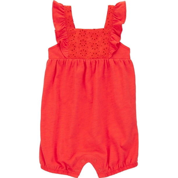 Carter's Child of Mine Baby Girls' Fall Jam Romper, Sizes 0-3months-24 ...