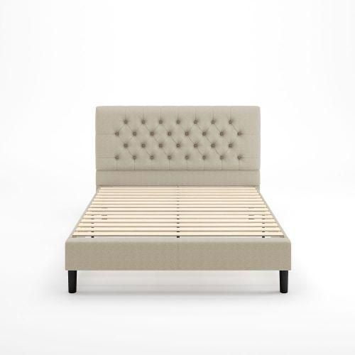 Zinus upholstered modern classic tufted headboard store