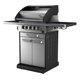 Fervor IC350-S 3 Burner Stainless Steel Gas Grill with FREE Rotisserie ...