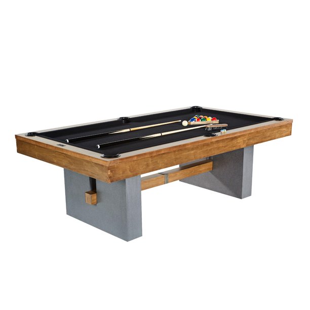 Barrington Billiards 8 Ft. Urban Black Drop Pocket Pool Table ...