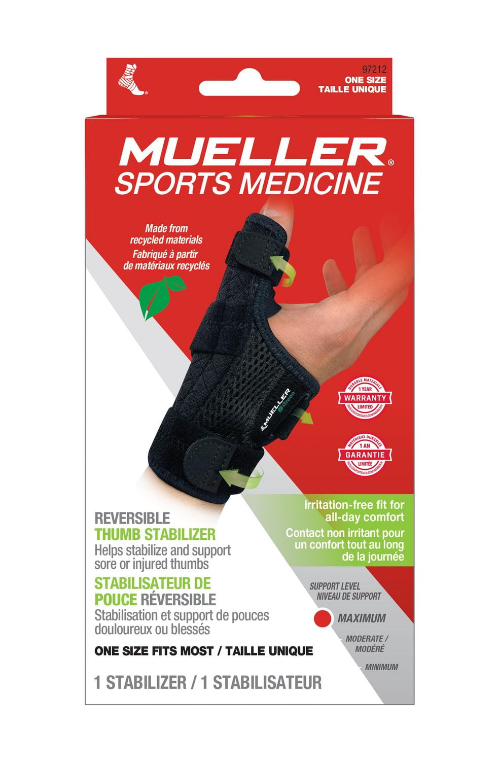Click here for Mueller Sports Medicine Reversible Thumb Stabilize... prices