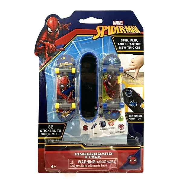 Spiderman 3-Pack Fingerboard Set, Spider-Man fingerboard set - Walmart.ca