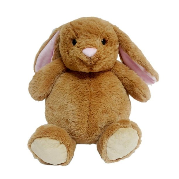 Way To Celebrate Easter Plush 17inch Large Bunny, Brown, Plush Bunny ...