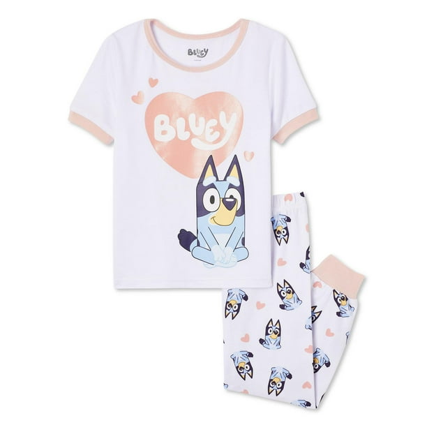 Bluey Toddler Girls' Pajama 2-Piece Set, Sizes 2T-5T - Walmart.ca