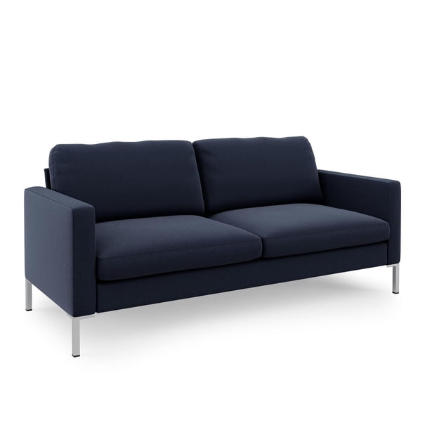 Queer Eye Fabry Sofa, Navy Blue Linen - Walmart.ca