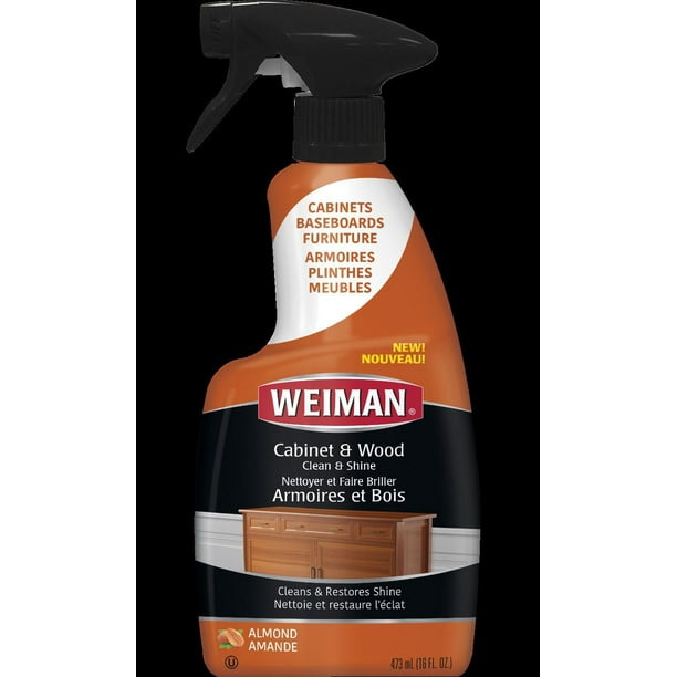 Weiman Cabinet & Wood Clean and Shine for Furniture, Cabinets ...