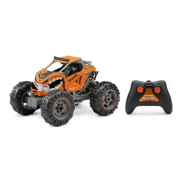 New Bright 1:18 Scale Polaris “Angry” RZR Radio Control Monster ATV, 61875U, 1:18 RC Polaris ...