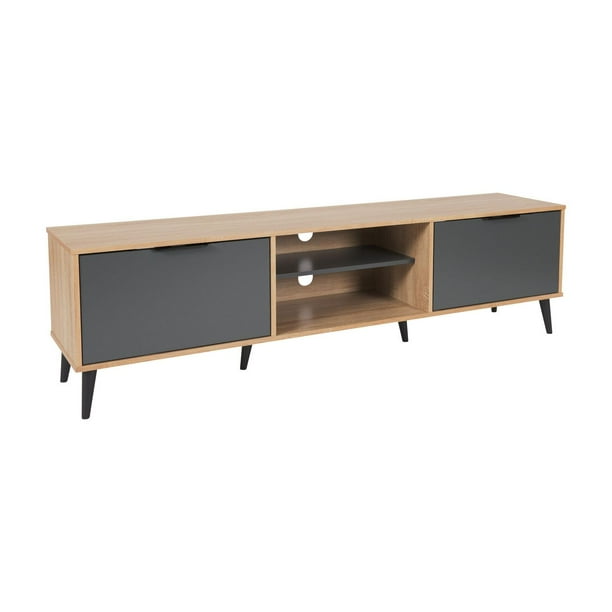 Cole 71" Long TV Stand with Open & Closed Storage - Walmart.ca