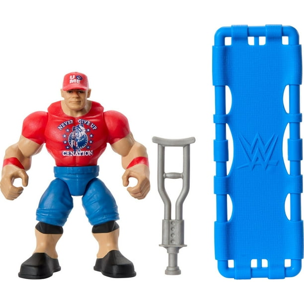 WWE Knuckle Crunchers John Cena Action Figure & Accessories, Bone ...