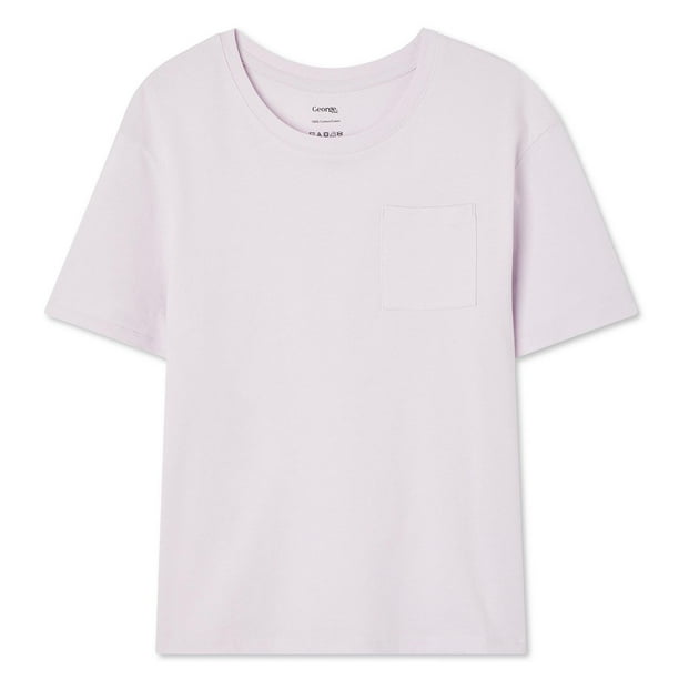 George Girls' Pocket Tee, Sizes XS-XL - Walmart.ca