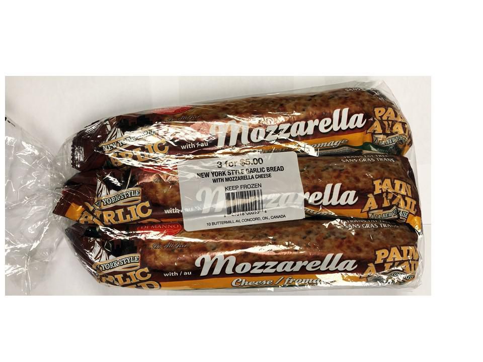New York Style Mozzarella Garlic Bread (852g) | Walmart Canada