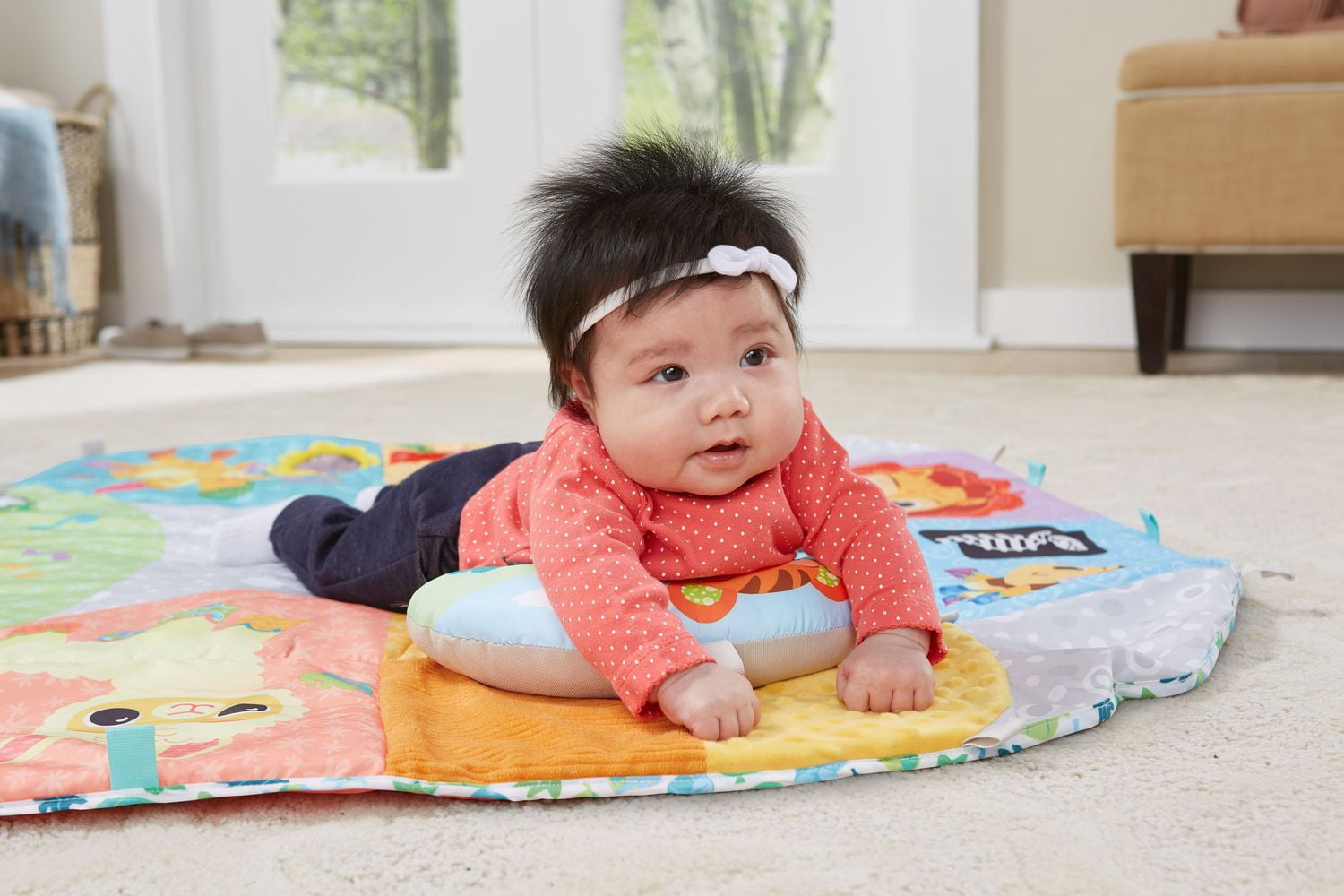 VTech 7 in 1 Senses Stages Developmental Gym Newborn to Toddler Baby Play Gym English Version
