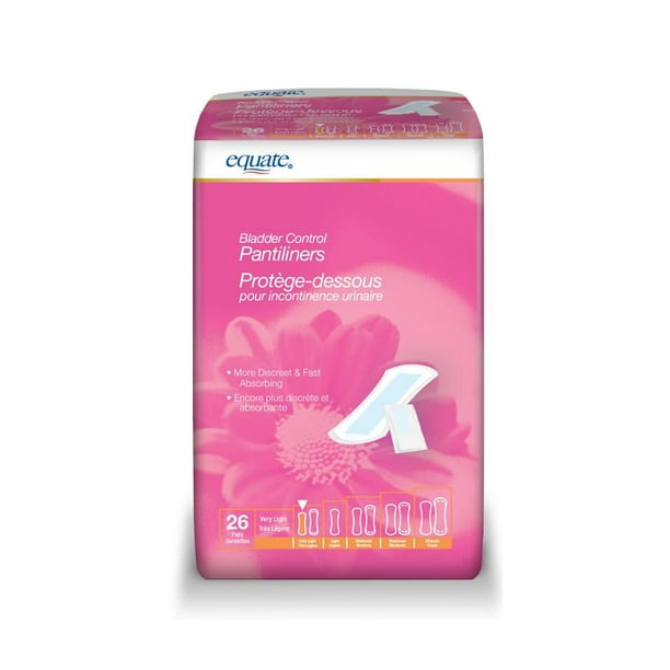 Equate Very Light Bladder Control Pantiliners - Walmart.ca