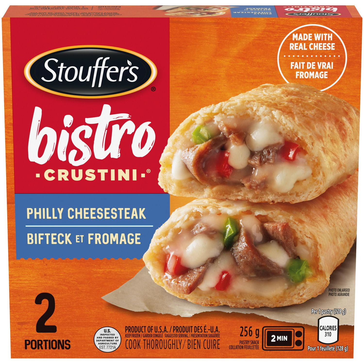 STOUFFER'S Bistro Crustini Philly Steak & Cheese | Walmart Canada