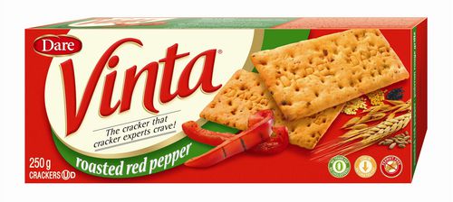 Vinta Roasted Red Pepper Crackers, Dare | Walmart Canada