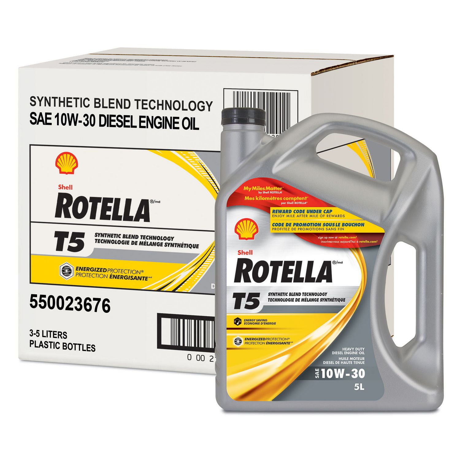 Rotella T5 Synthetic Blend SAE 10W-30 Diesel Engine Oil | Walmart Canada