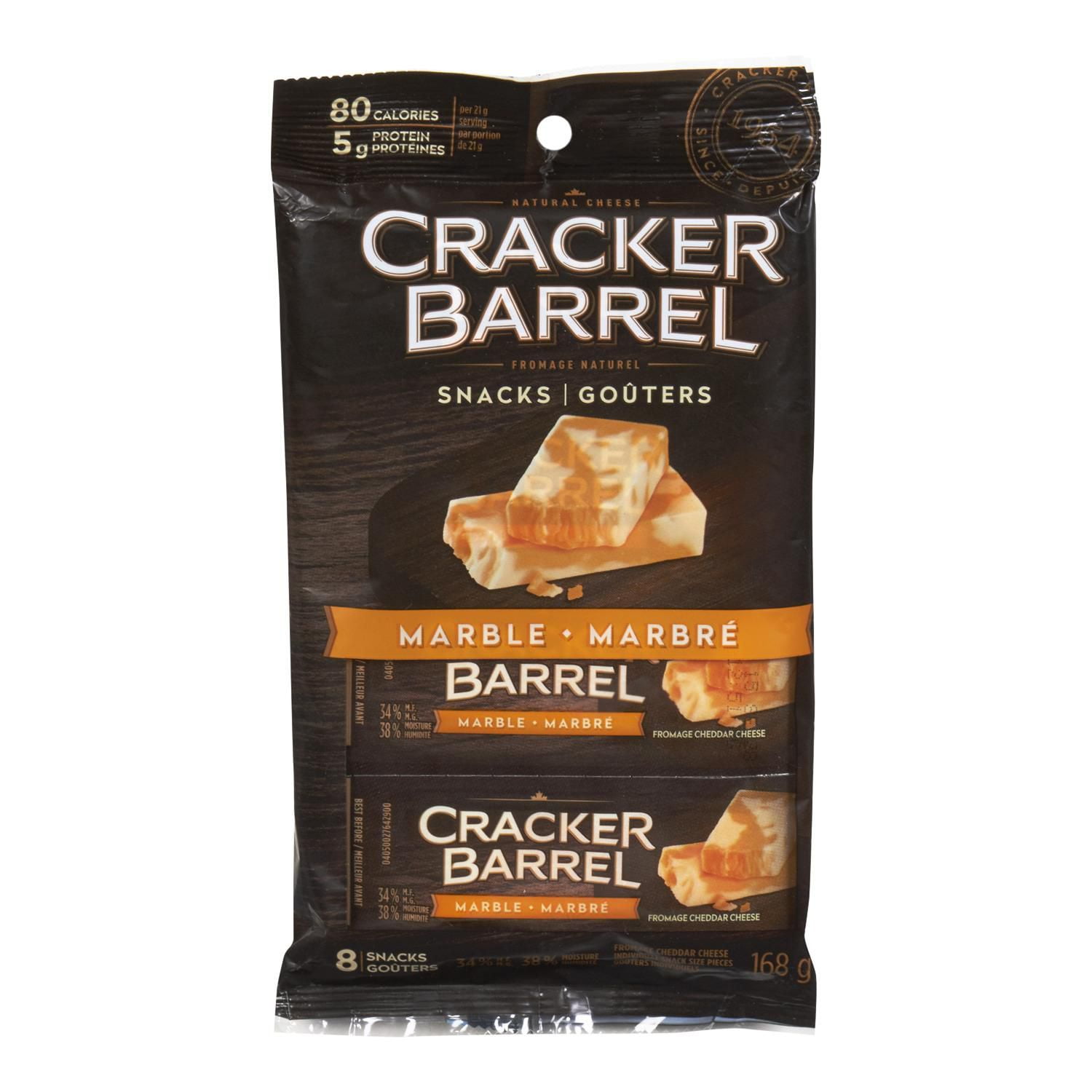 Cracker Barrel Natural Cheese Marble Fromage Cheddar Cheese Snacks ...