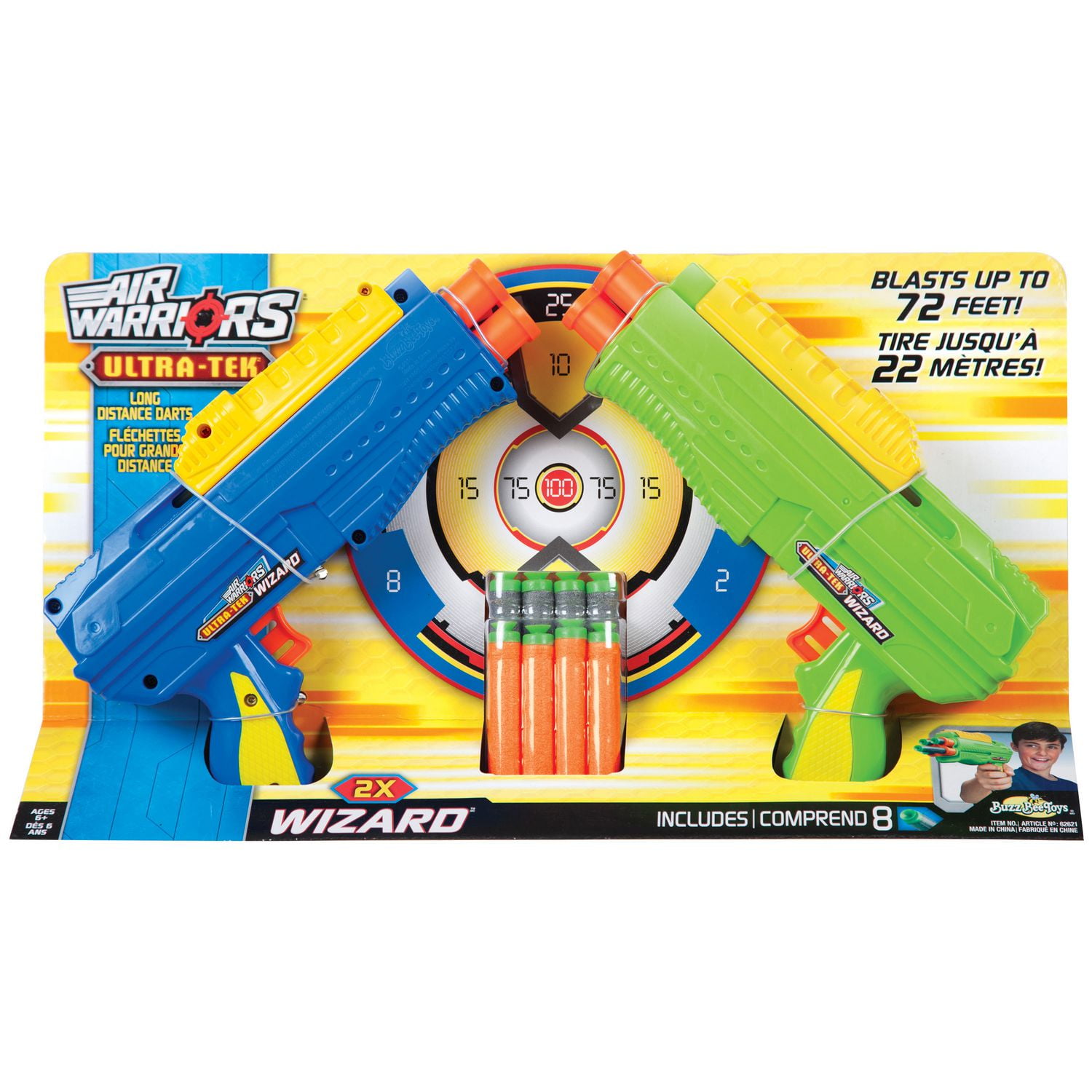 Air Warriors® Ultra-Tek™ Wizard™ Dart Blaster, 2 Pack | Walmart Canada