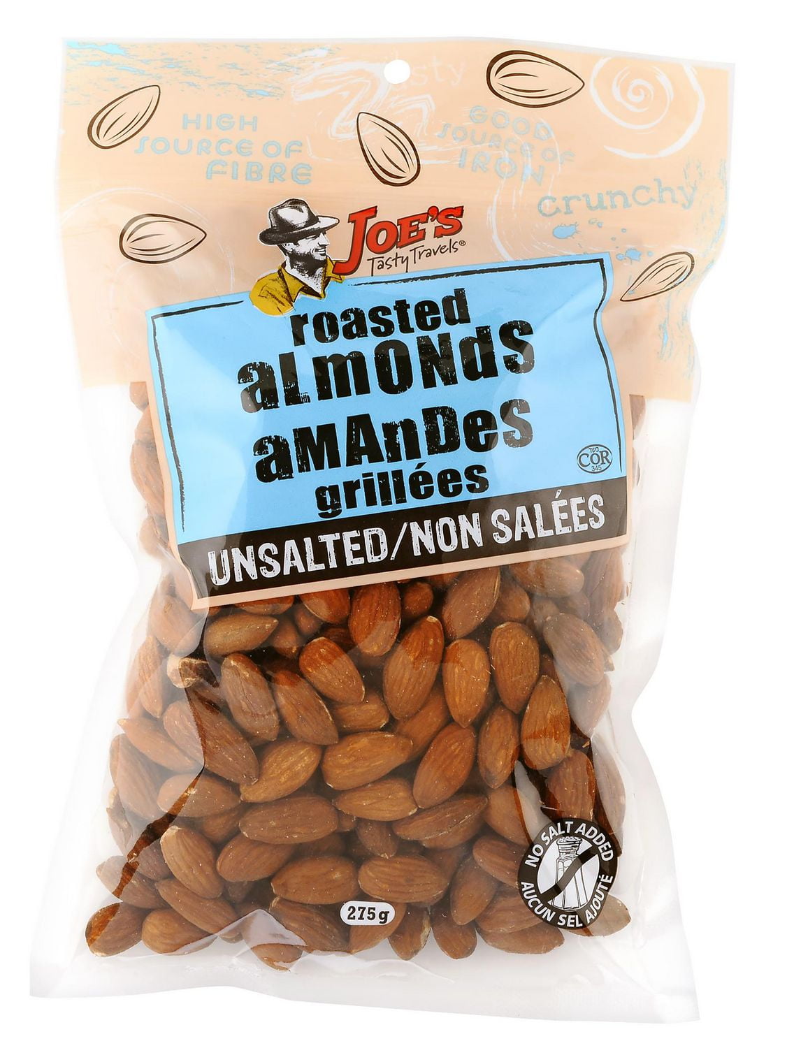 Joe's Tasty Travels Unsalted Roasted Almonds | Walmart Canada