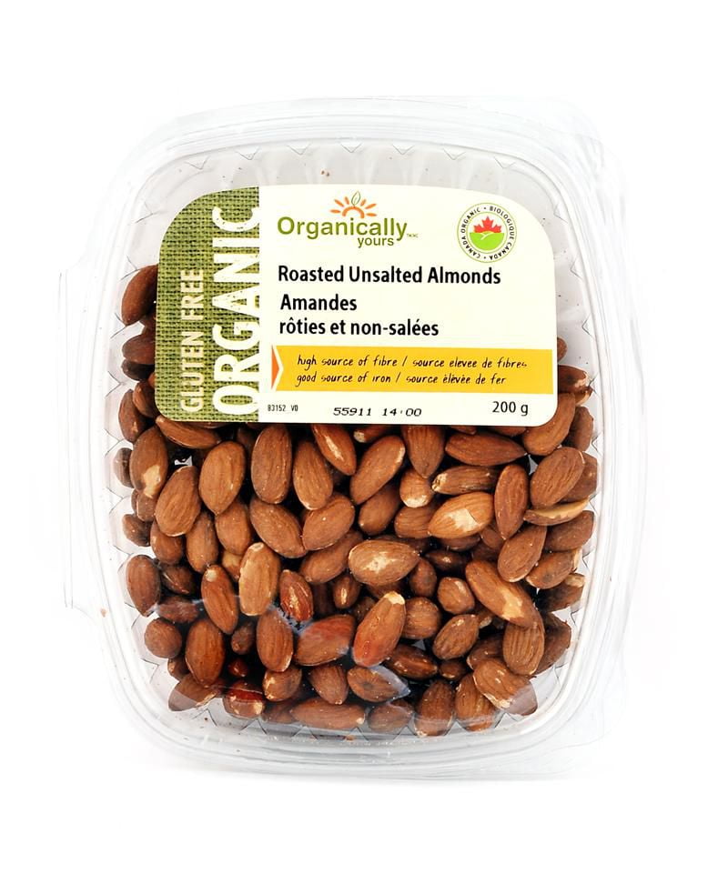 Organically Yours Gluten Free Roasted Unsalted Almonds | Walmart Canada