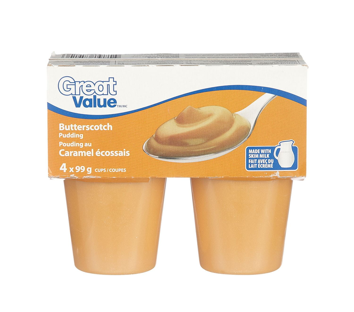 Great Value Butterscotch Pudding | Walmart Canada