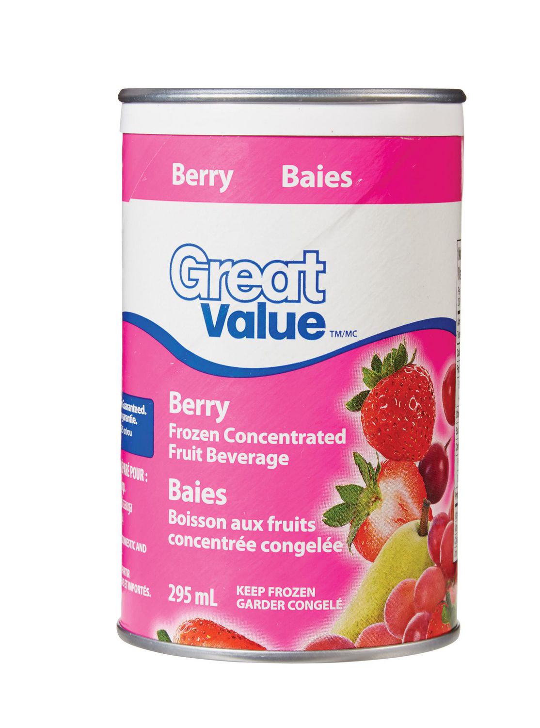Great Value Berry Frozen Concentrated Fruit Beverage | Walmart Canada