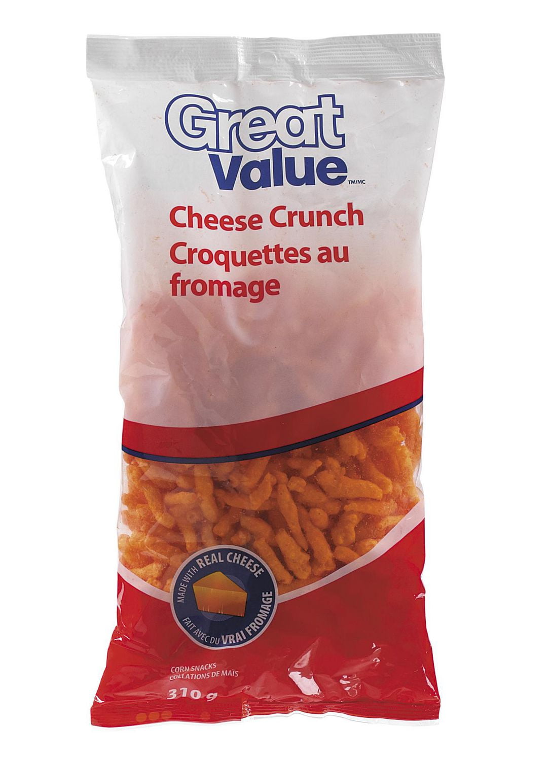 Great Value Cheese Crunch Corn Snacks | Walmart Canada