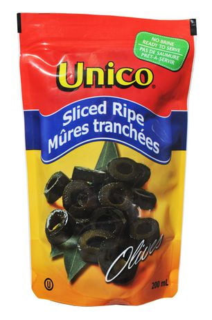 Unico Sliced Ripe Pouched Olives | Walmart Canada