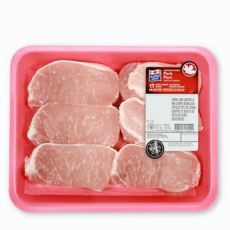 Maple Leaf Pork Loin Centre & Rib Chops - Walmart.ca