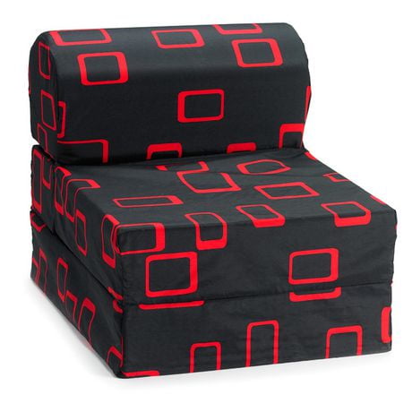 Click here for Comfy Kids Inc Comfy Kids Flip Chair Black And Red prices