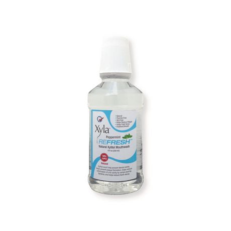 Xyla Refresh Peppermint Natural Xylitol Mouthwash - Adult 250 mL ...