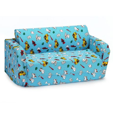 Click here for Comfy Kids Inc Comfy Kids Flip Sofa Light Blue prices
