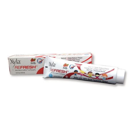 Xyla Refresh Very Berry Xylitol Toothpaste - Children 120 mL - Walmart.ca