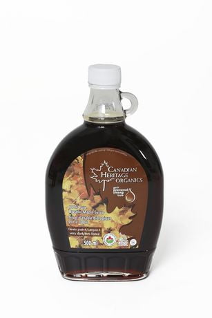 Canadian Heritage Pure Organic Very Dark Maple Syrup | Walmart Canada