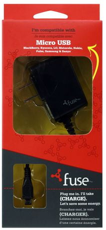 fuse - Travel Charger - Micro USB 1Amp - UL | Walmart Canada