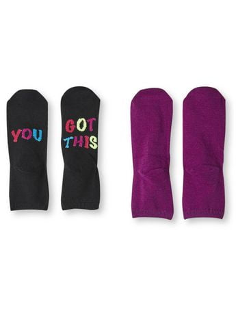 Click here for George Girls 2Pk You Got This Crew Sock Black 3-6 prices